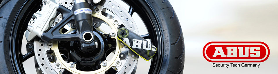 ABUS Motorcycle Security - FREE UK DELIVERY
