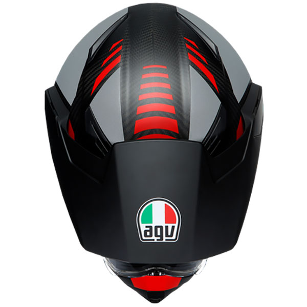 AGV AX9 - Refractive ADV Matt Carbon / Red - FREE UK DELIVERY