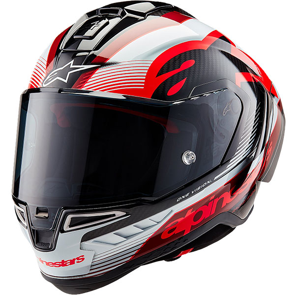 Alpinestars Supertech R10 - Team Gloss Black Carbon / Red / White ...