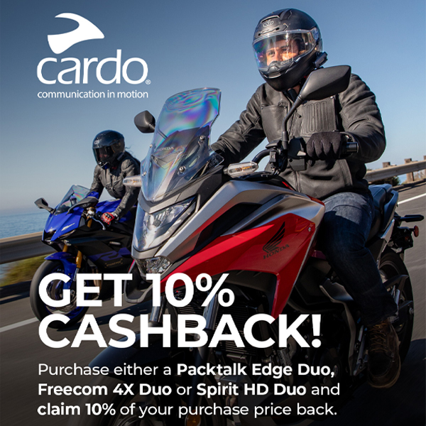 Cardo Packtalk Edge Mesh Intercom - Duo - FREE UK DELIVERY