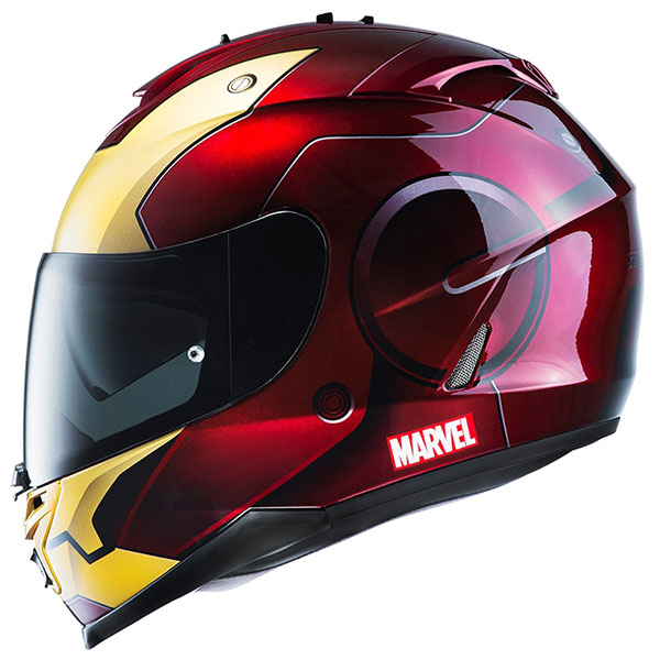 HJC IS-17 Marvel - Iron Man Full Face Motorcycle Motorbike Helmet | eBay