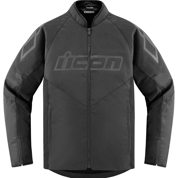 Icon Hooligan CE Textile Jacket - Black - FREE UK DELIVERY