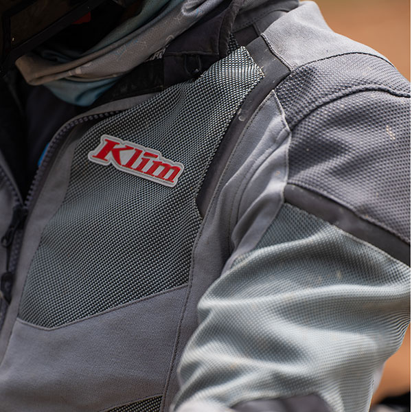 Klim Baja S4 Textile Jacket - Cool Grey / Redrock - FREE UK DELIVERY