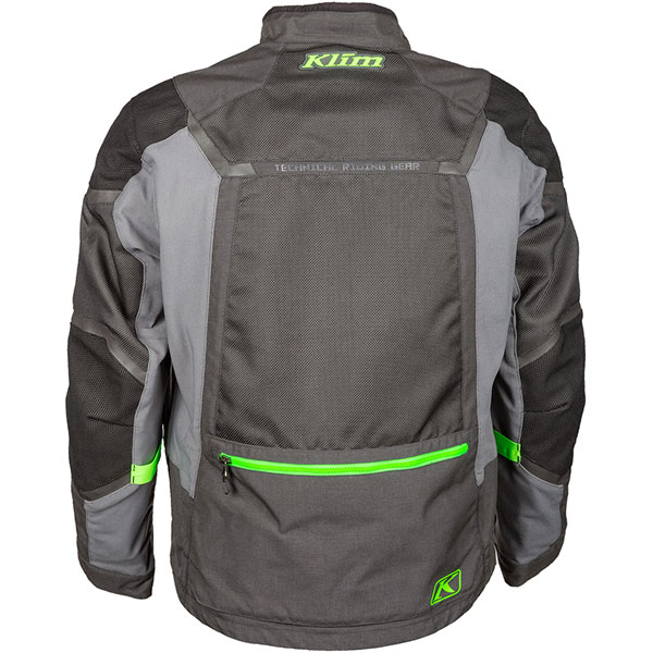 Klim Baja S4 Textile Jacket - Grey / Electrik Gecko - FREE UK DELIVERY