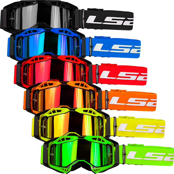 LS2 Aura Pro Goggles - Iridium Lens - FREE UK DELIVERY