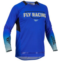 Fly Racing Evolution DST Jersey - Black / Grey / Blue - FREE UK DELIVERY