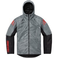 Icon Brigand Cordura Denim Textile Jacket - Black - FREE UK DELIVERY