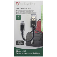 Interphone USB Travel Data Cable - 15cm Type-C - SPORTSBIKESHOP