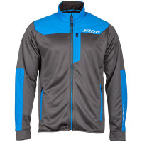 Klim Override Jacket - Asphalt / Electric Blue Lemonade - FREE UK DELIVERY