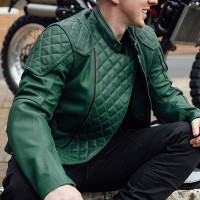 Merlin Chester Cafe D3O Leather Jacket - Brown - FREE UK DELIVERY