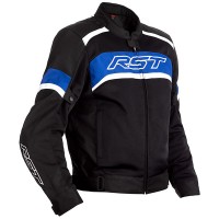 RST Pilot Evo CE Textile Jacket - Black / Black / White - FREE UK DELIVERY