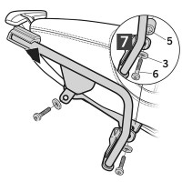 Shad 3P System Side Case holder T0TG62IF - Triumph Tiger 660 Sport (21-22) - FREE UK DELIVERY