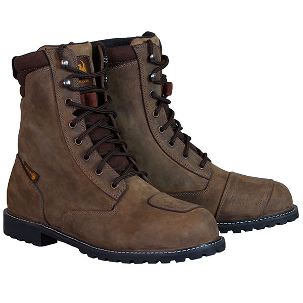 Merlin Drax ll D3O Leather Boots - Brown - FREE UK DELIVERY