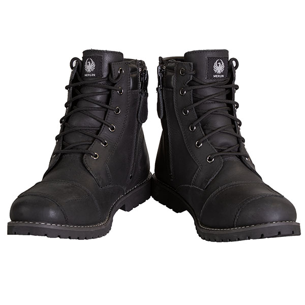 Merlin Ruben Waterproof Leather Boots - Black - FREE UK DELIVERY