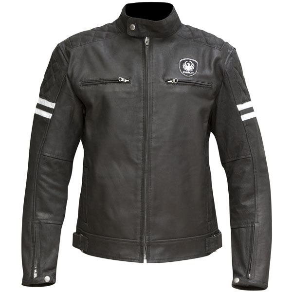 Merlin Hixon Heritage Leather Jacket - Black - FREE UK DELIVERY