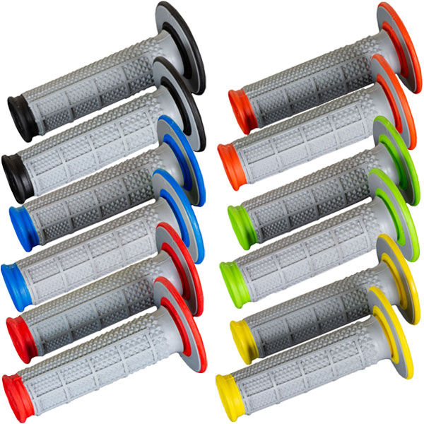 Renthal Dual Layer Tapered Grips Diamond / Half Waffle - SPORTSBIKESHOP