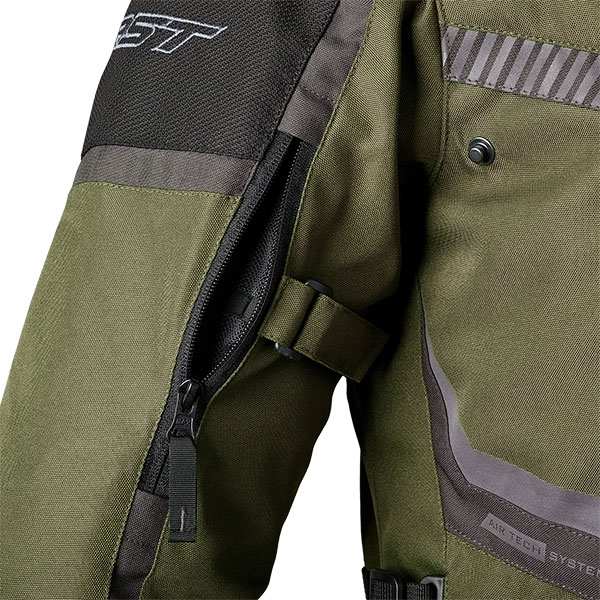 RST Maverick Evo CE Textile Jacket - Khaki Grey - FREE UK DELIVERY