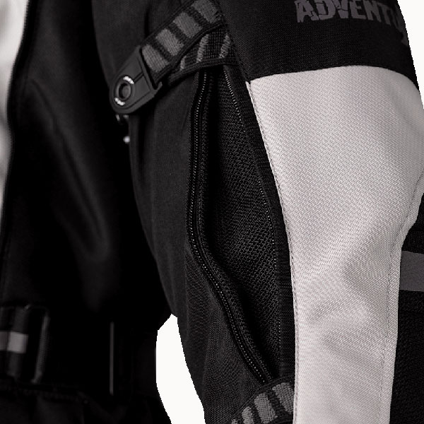 RST Pro Series Adventure-X CE Textile Jacket - Silver / Black - FREE UK ...