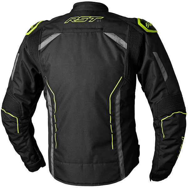 RST S1 CE Textile Jacket - Black / Grey / Fluo Yellow - FREE UK DELIVERY