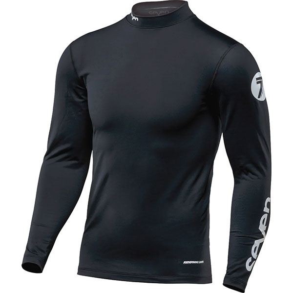 Seven MX Zero Cold Weather Textile Jersey - Black - FREE UK DELIVERY