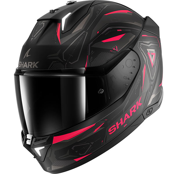 Shark Skwal i3 - Linik Matt Black / Red - FREE UK DELIVERY