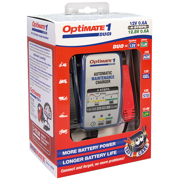 TecMate OptiMate 1 Duo Battery Optimiser (SAE) - FREE UK DELIVERY