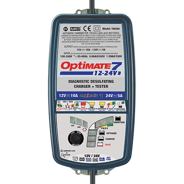 TecMate OptiMate 7 12V / 24V - FREE UK DELIVERY