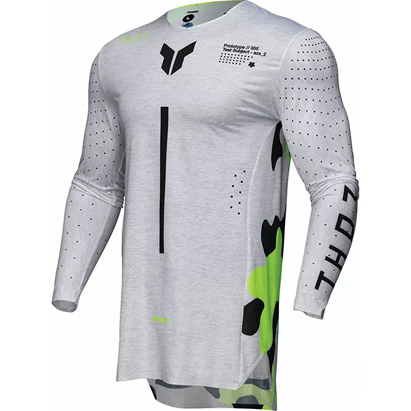 Thor Sport Riot Jersey - White / Acid - FREE UK DELIVERY