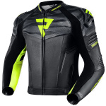 Rebelhorn Vandal Leather Jacket - Black / Flo Yellow - FREE UK DELIVERY